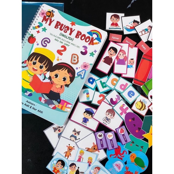 Busybook Bahasa Melayu & English Buku Aktiviti Saya My Busy book Quiet ...