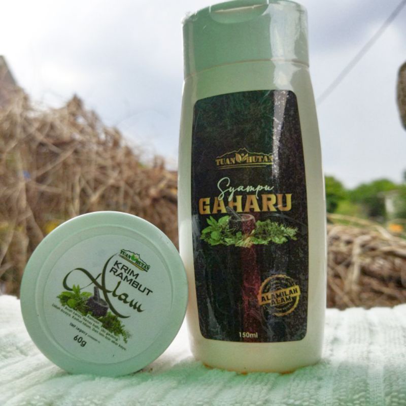 Tuan Hutan Set Rambut ( Krim Rambut Alam + Syampoo Gaharu ) | Shopee Malaysia
