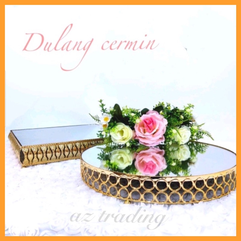 🔥ReadyStock 🔥 Emas Cermin Dulang Hantaran Perkahwinan Hantaran ...