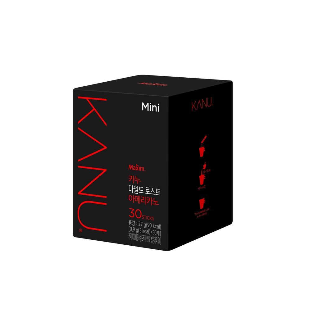 KOREA KANU Mini Size Mild/Dark/Decaf 10T, 30T / Instant Americano, Mild ...