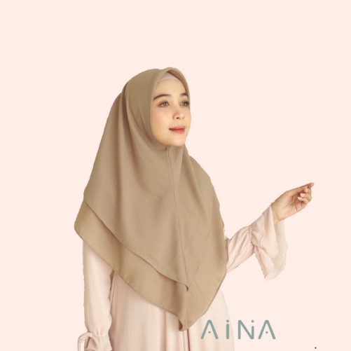 [raya 2024] Khimar Kayla 2 Layer Hijab Hijab Instant Hijab Shopee