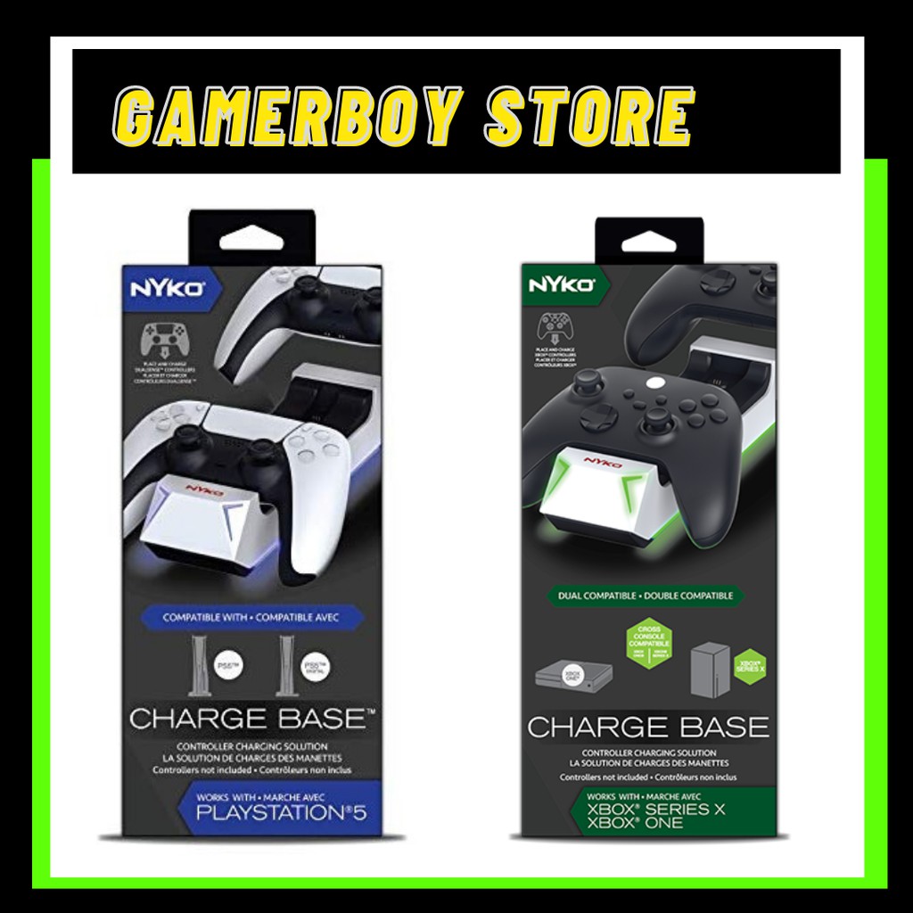 NYKO CHARGE BASE FOR PS5/XBOX SERIES CONTROLLERS | Shopee Malaysia