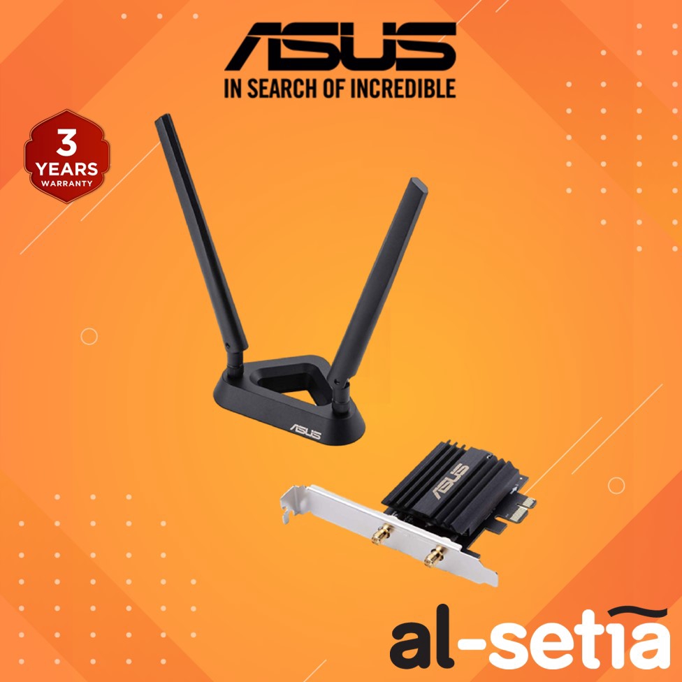 Asus PCE-AX58BT AX3000 Dual Band PCI-E WiFi 6 (802.11ax) PCIE Adapter ...