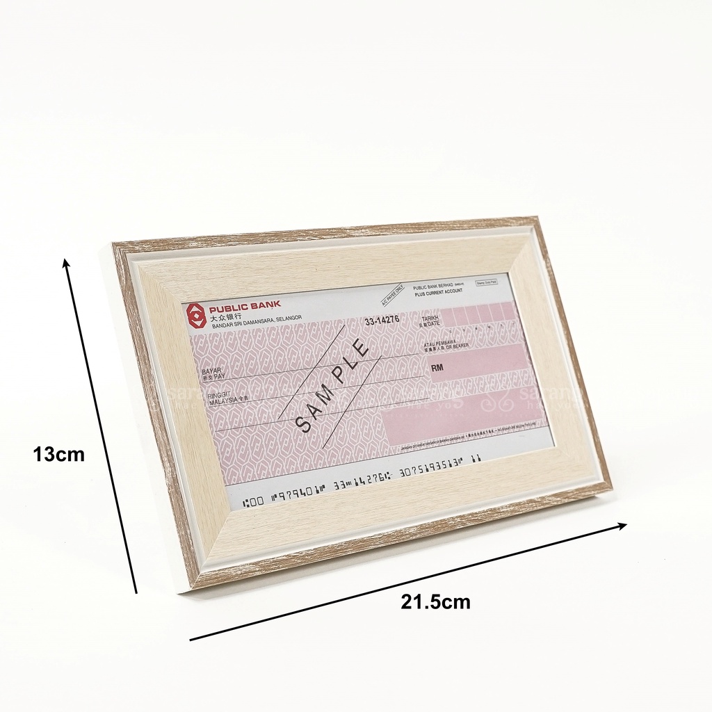Cheque Frame Hantaran Kahwin Cek Hantaran Replika Cek Mas Kahwin Frame ...