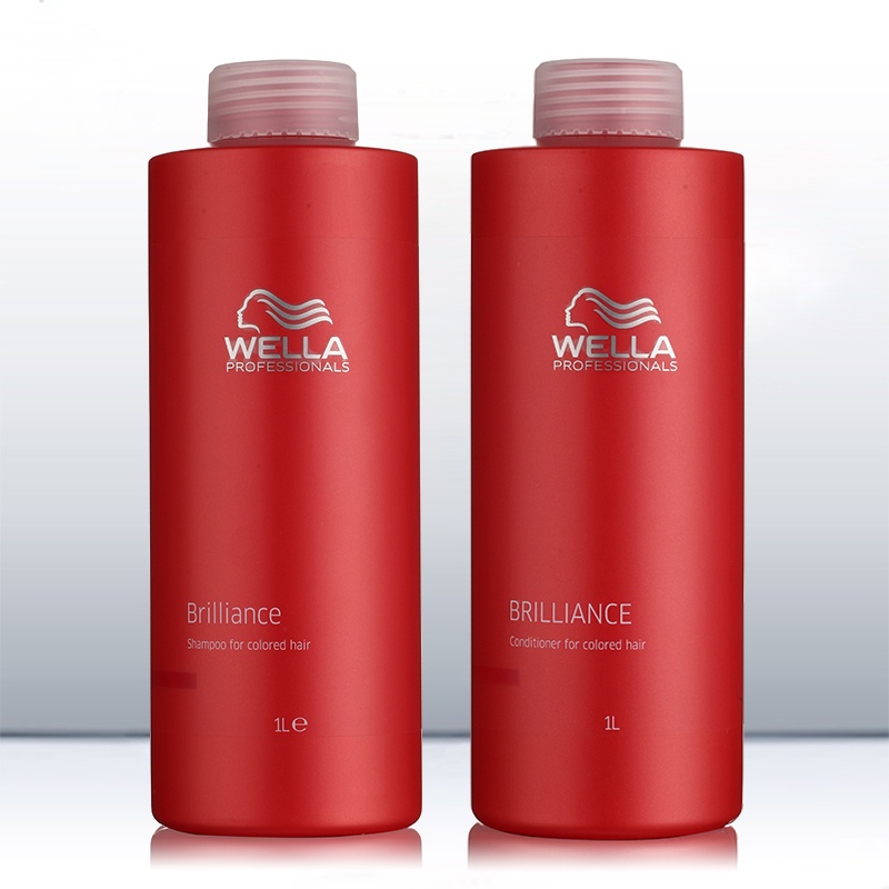 Wella Professional Brilliance Shampoo/Conditioner for Coloured Hair ...