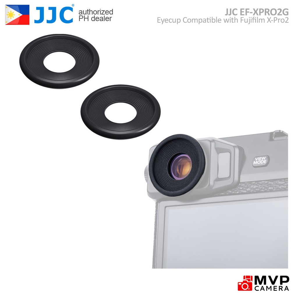 JJC EF-XPRO2G Eyecup Eyepiece Viewfinder for Fuji XPRO-2 Replaces MVP ...