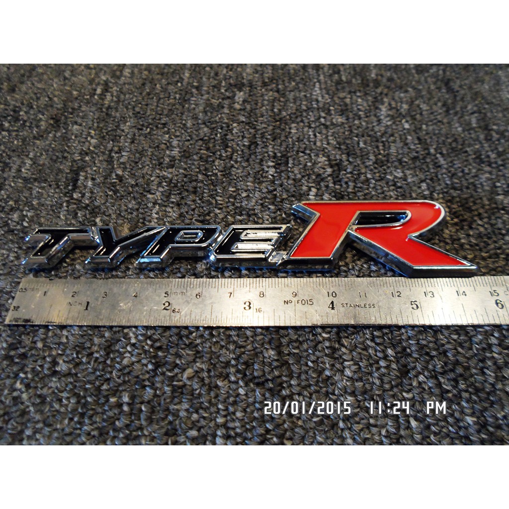 HONDA TYPE R 3M Emblem Logo | Shopee Malaysia
