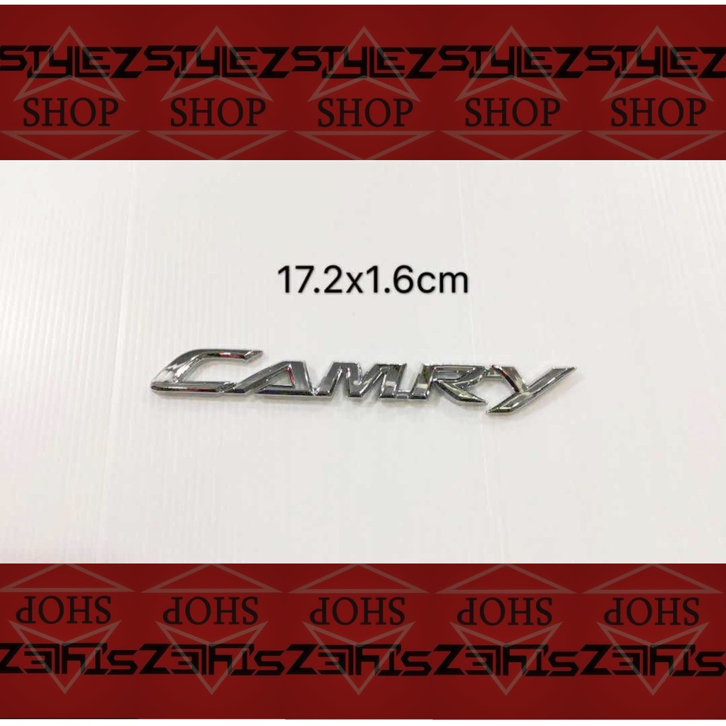 EMBLEM LOGO TOYOTA CAMRY | Shopee Malaysia