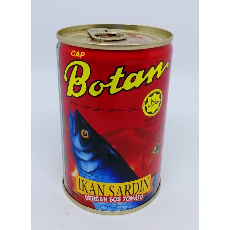 Cap Botan Ikan Sardin Dengan Sos Tomato 牡丹牌沙丁鱼 425g | Shopee Malaysia