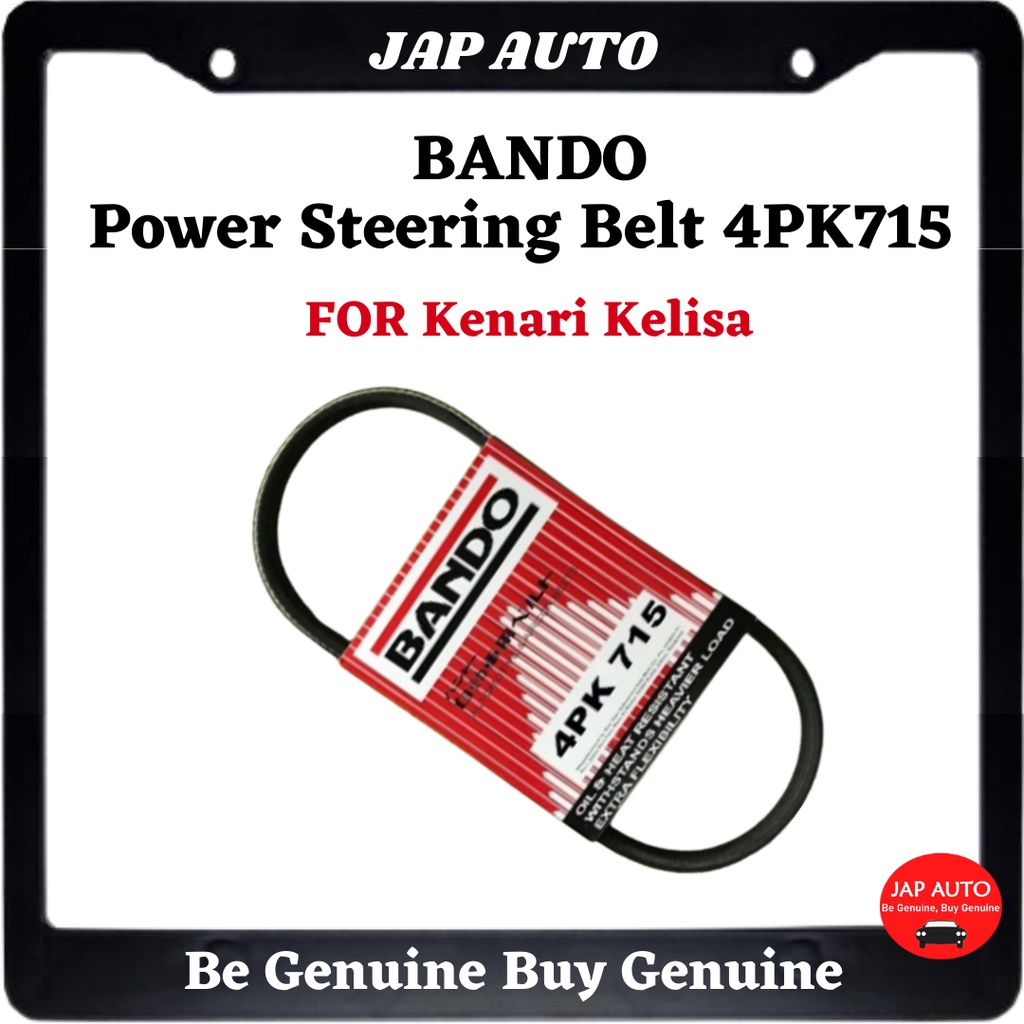 BANDO Power Steering Belt - 4PK715 (Kenari / Kelisa) | Shopee Malaysia