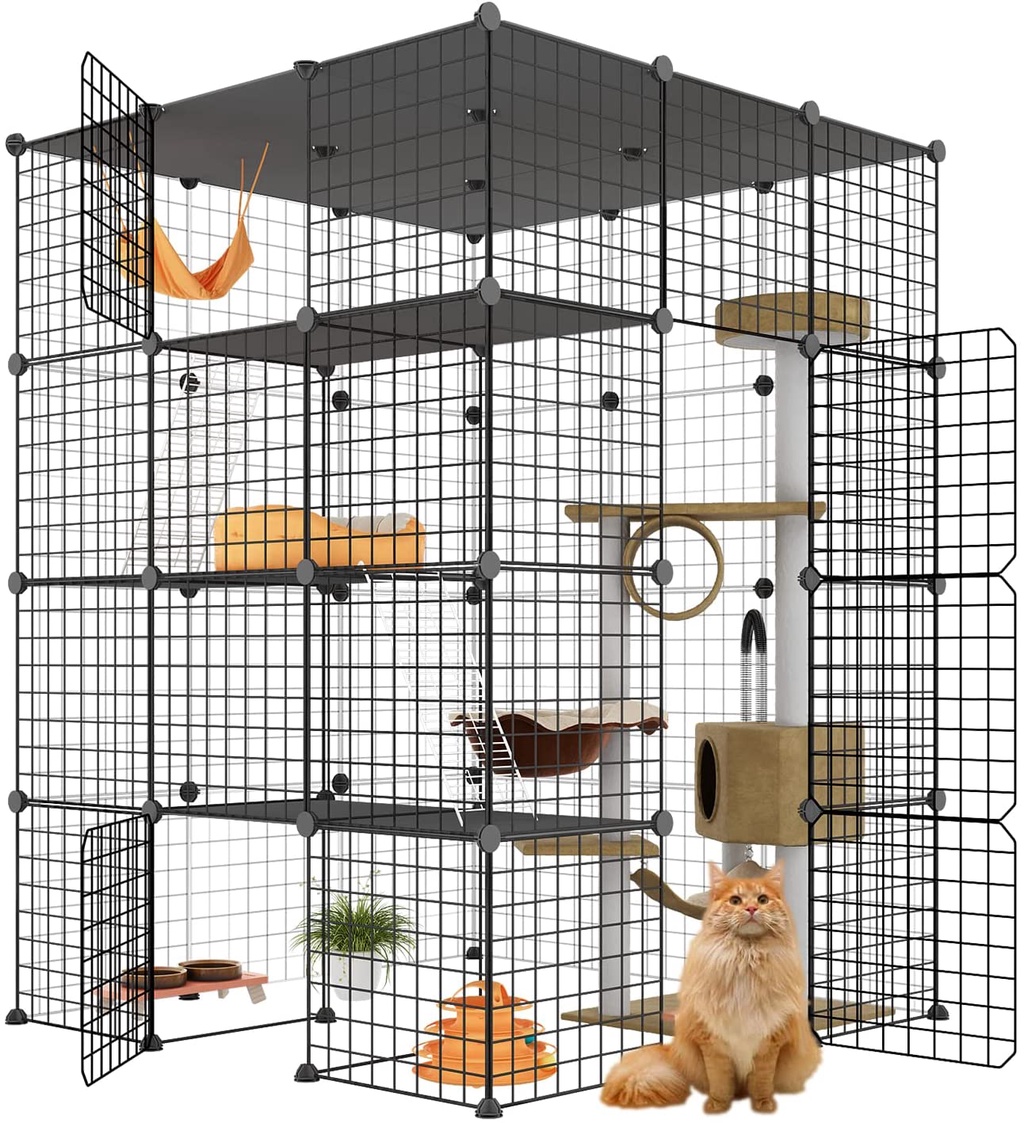 Customize Sangkar Kucing Cubes Steel Wire Cat Cage Rest Play House with ...