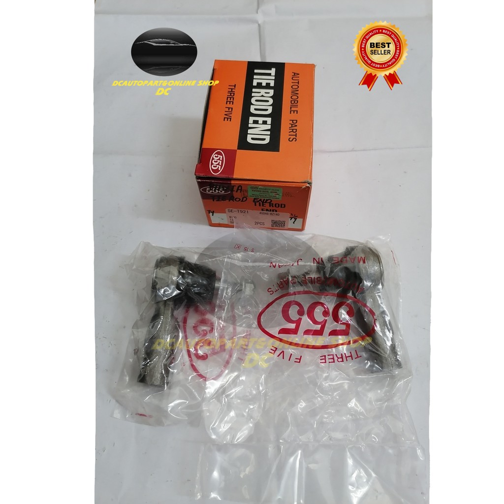 ORIGINAL 555 PERODUA AXIA BEZZA TIE ROD END 1SET | Shopee Malaysia