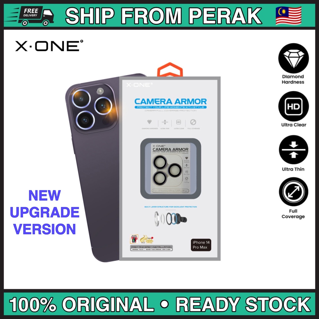 X-One Camera Armor for iPhone 15 Pro Max / 15 Pro / 14 Pro / 14 Pro Max ...