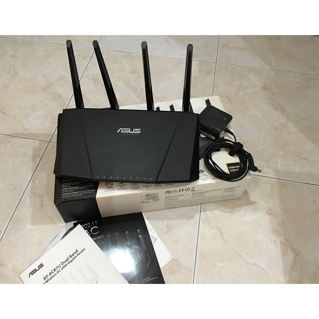ASUS RT-AC87U Dual band gigabit Wifi router | Shopee Malaysia