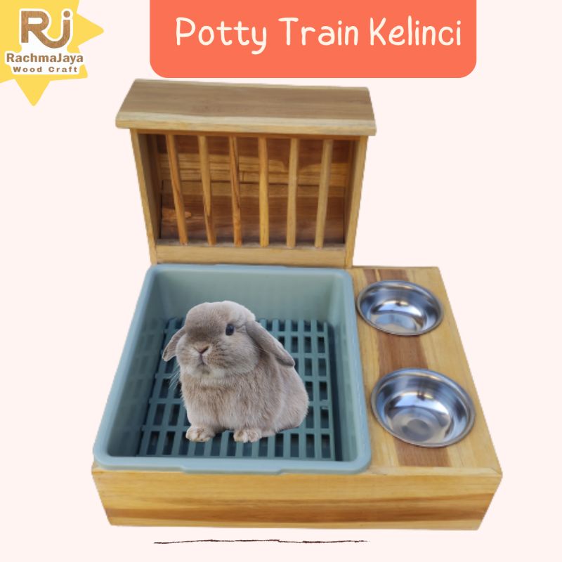 Potty Training Rabbit Toilet Training Rabbit includes hay place and 2 ...