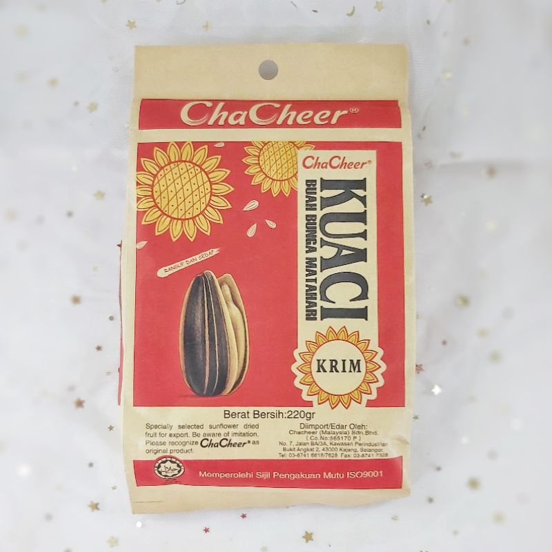 ChaCheer Kuaci Wangi 220g -Sunflower Dried Fruit - Buah Bunga Matahari 葵花籽 | 瓜子 =READYSTOCK 现货 ...