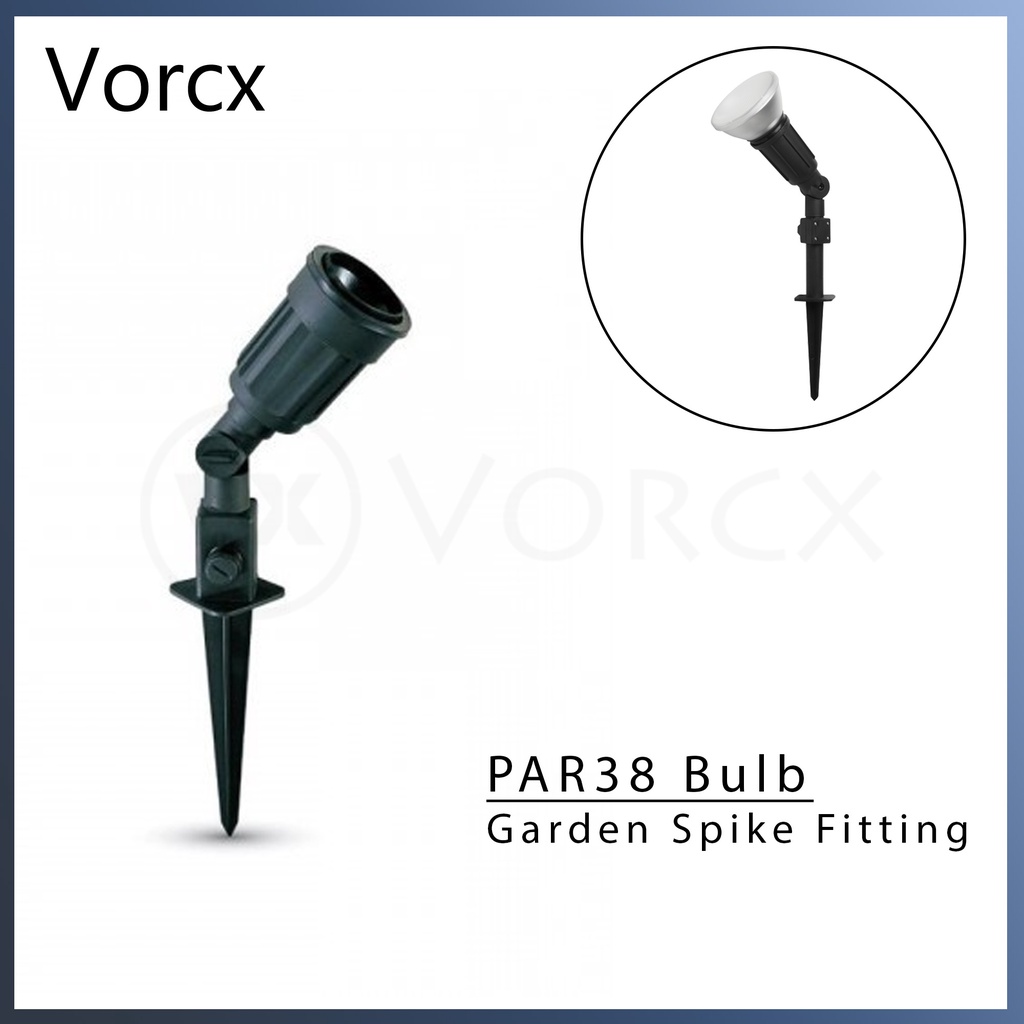 E27 PAR38 Outdoor Spike Light Garden Fitting | Shopee Malaysia