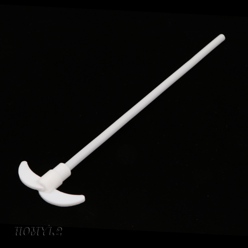 [HOMYLcfMY] 250mm-450mm PTFE Stirrer Shaft Stirring Rod Stir Paddle w ...