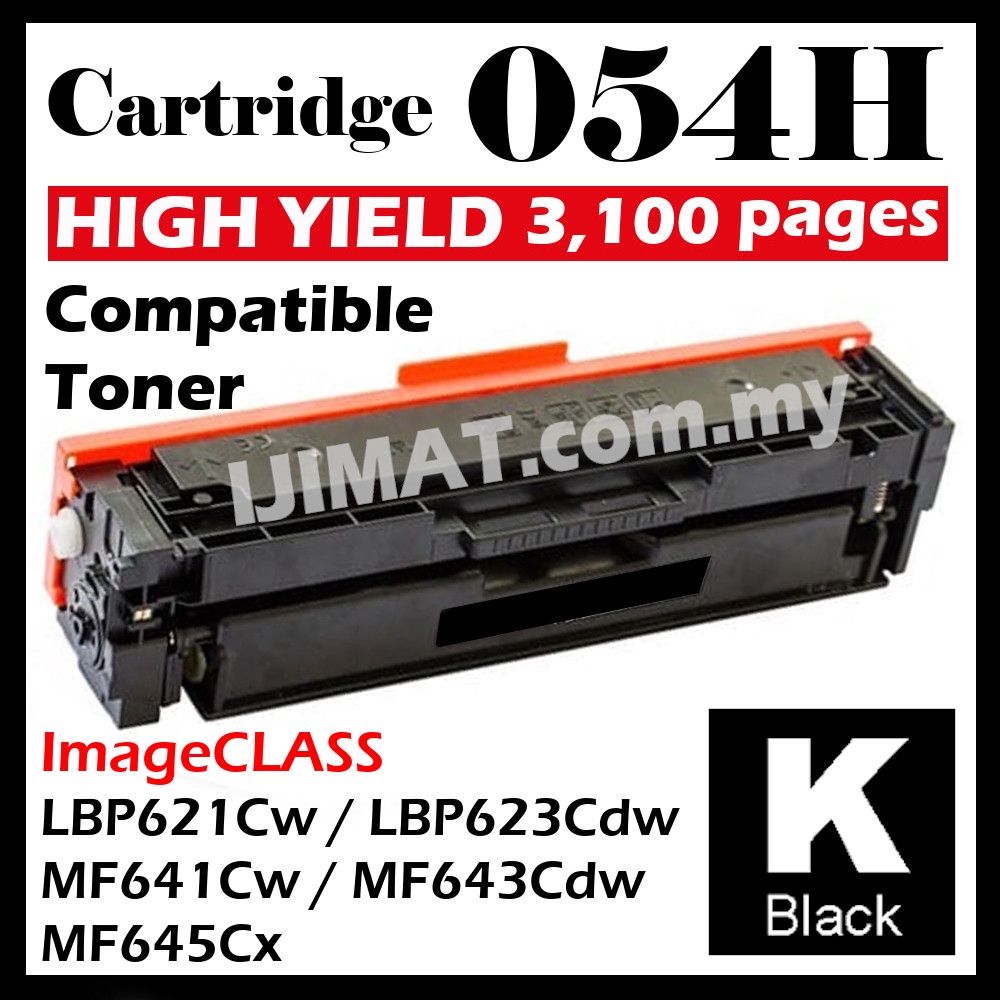 Compatible Toner CRG 054 Cartridge 054H Canon LBP621cw LBP621 LBP623cdw ...