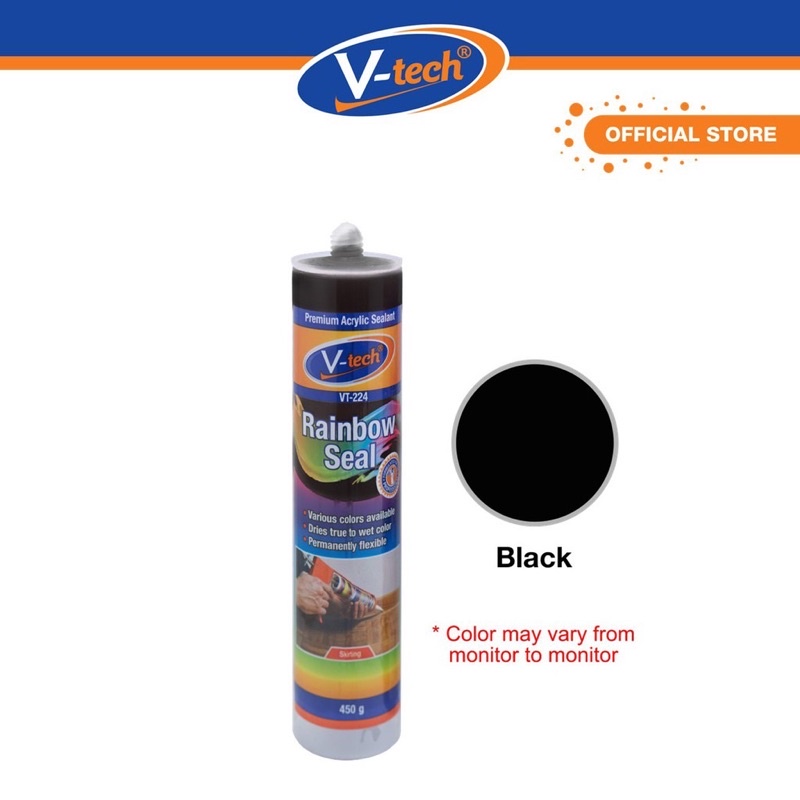 V-Tech VT-224 Premium Arcylic Gap Sealant Rainbow Various Color ...