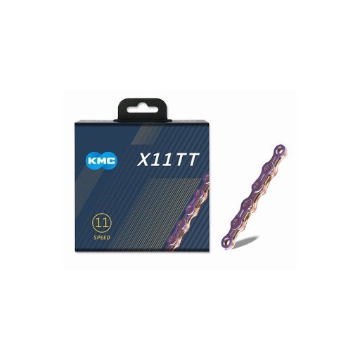 KMC X11 TT Neo Chrome (Oil Slick) Chain 11 speed bicycle chain for ...