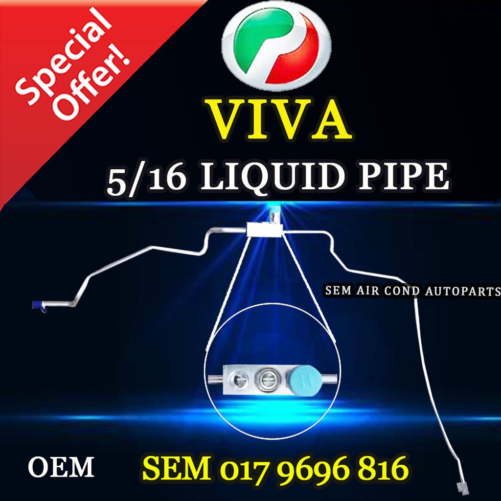PERODUA VIVA OEM 5/16 LIQUID PIPE/ PAIP (CAR AIRCOND SYSTEM) | Shopee ...