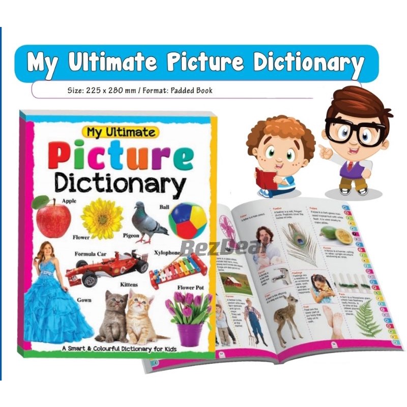 Early Learning Education Book English Picture Dictionary Dictionary ...