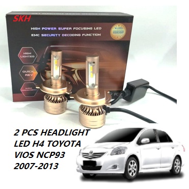 ☆LED☆ 2pcs LED HEADLIGHT BULB (3 COLOR) (H4) FOR TOYOTA VIOS NCP93 ...