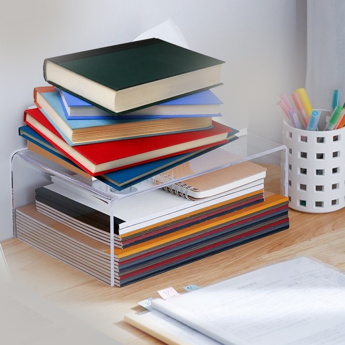 ACRYLIC SHELF RACK / ACRYLIC BOOK RACK / ACRYLIC DISPLAY RACK / TABLE ...