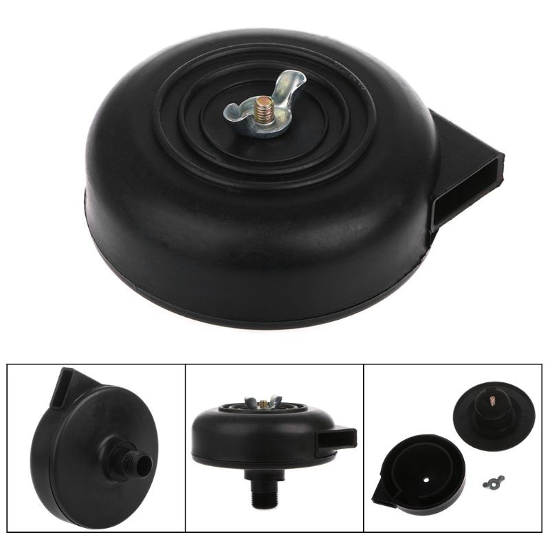 WER 16/20mm Black Plastic Male Threaded Exhaust Noise Muffler Air ...