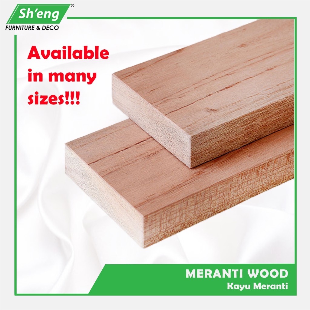 1ft & 2ft Meranti Wood Kayu Meranti Wood Furniture Kayu Perabot - KETAM ...