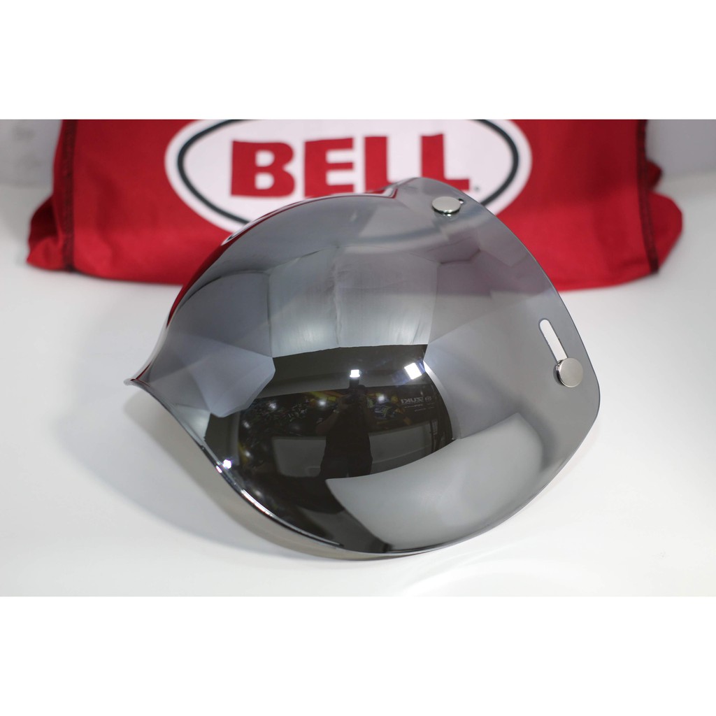 Bell Visor Sparepart for Custom 500 PS-3 Snap (Bubble Shield Silver ...