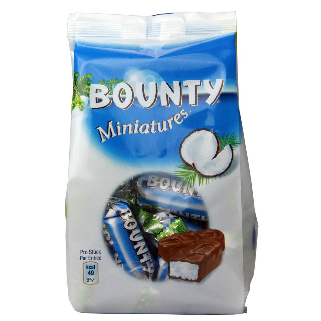 CHOCOLATE BOUNTY Miniatures ( 220g ) | Shopee Malaysia