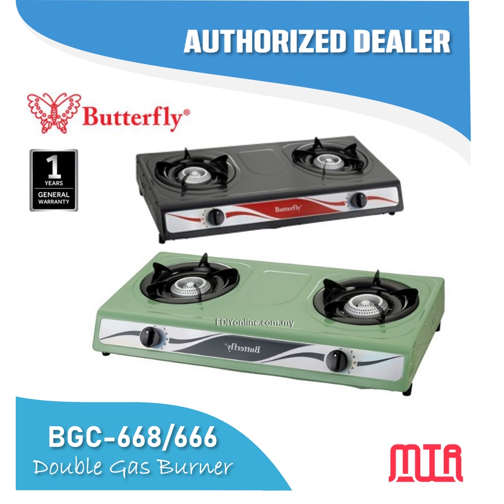 BUTTERFLY BGC-2015 / BGC-3011L / BGC-666 / BGC-668 GAS STOVE / ELBA EGC ...
