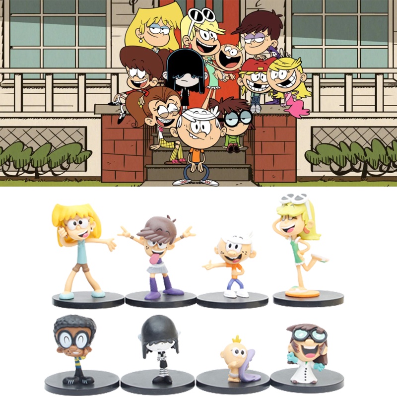 Of Set 8 Figures From The Loud House Tv Show Great Collectors! For Toy ...