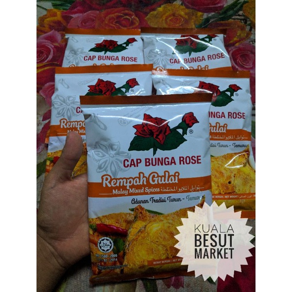 🔥🔥 Rempah gulai cap bunga rose 🔥🔥 | Shopee Malaysia