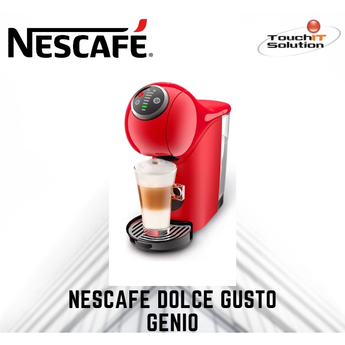 Nescafe Dolce Gusto NDG Genio S Plus Automatic Coffee Machine Red/black ...