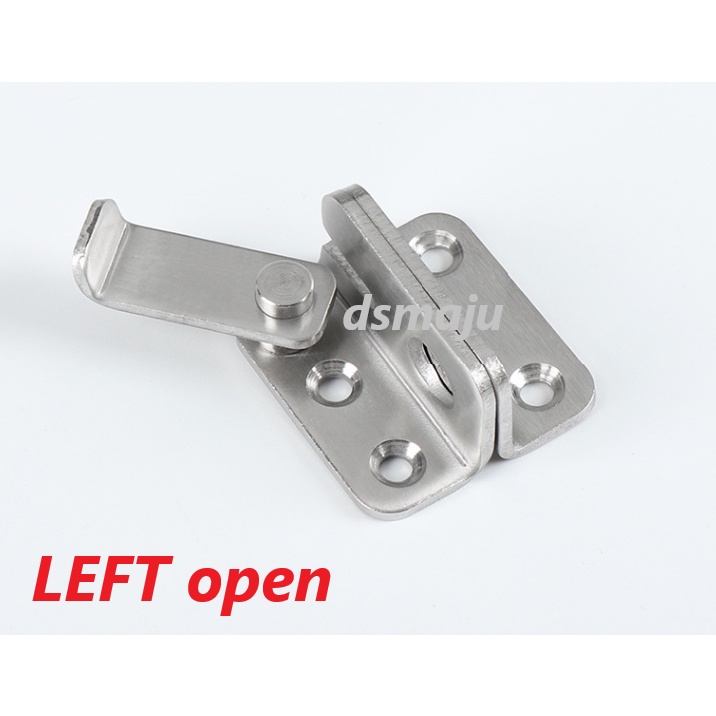 Stainless Steel Left Right Lock Door Swivel Bolt Swing Bolt Security ...