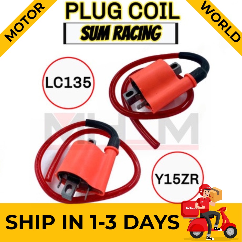 💥 SUM RACING 💥 PLUG COIL FOR Y15ZR LC135 FUEL INJECTION AJI RACING UMA ...