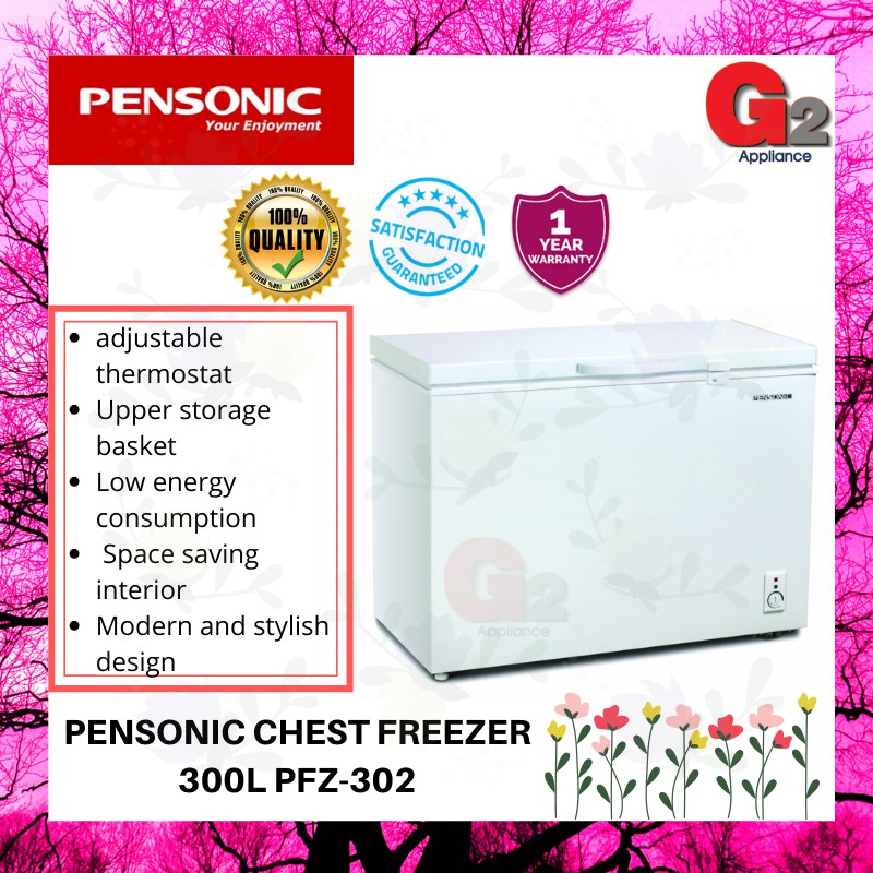 PENSONIC (Authorised Dealer ) CHEST FREEZER 300L PFZ-302-PENSONIC ...