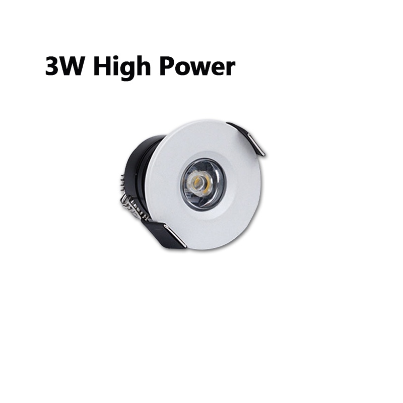 New 1W /3W LED White/Warm White AC 85-265V Mini Reccessed Ceiling Light ...