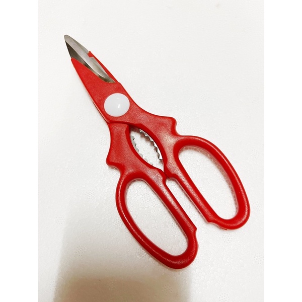CORAL Multifunction Heavy Duty Red Kitchen Scissors Shears / Gunting ...