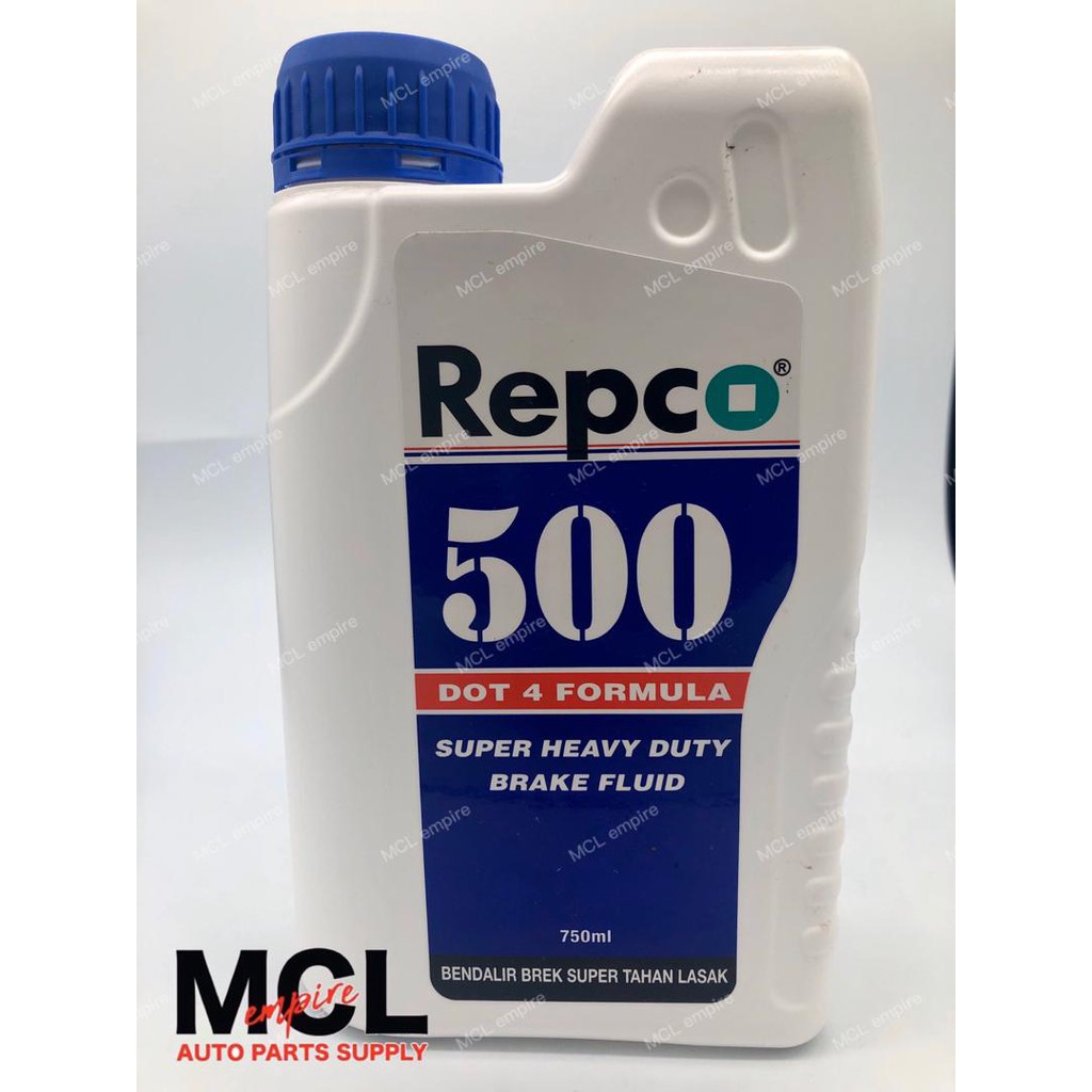 REPCO 500 Formula Heavy Duty Brake Fluid Dot-4 750ml | Shopee Malaysia
