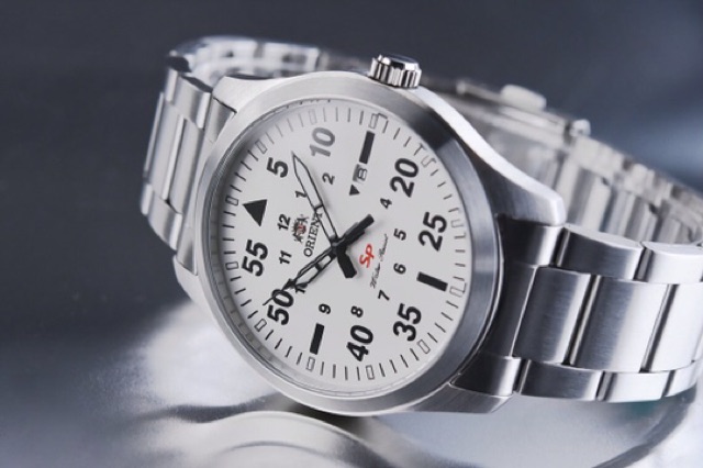 Orient SP Men’s Flight Aviator Stainless Steel Sport Watch ORFUNG2002W ...