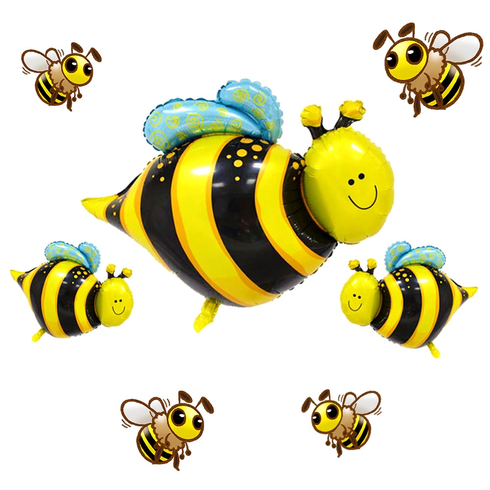 3Pcs/Lot Bee Ladybug Balloons Inflatable Animal Insect Toy for Birthday ...