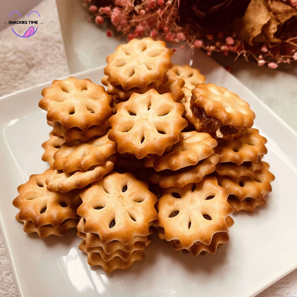 [Biskut Timbang] Biskut Nanas Jem Bunga Kecil / Biscuit Pineapple Jam ...