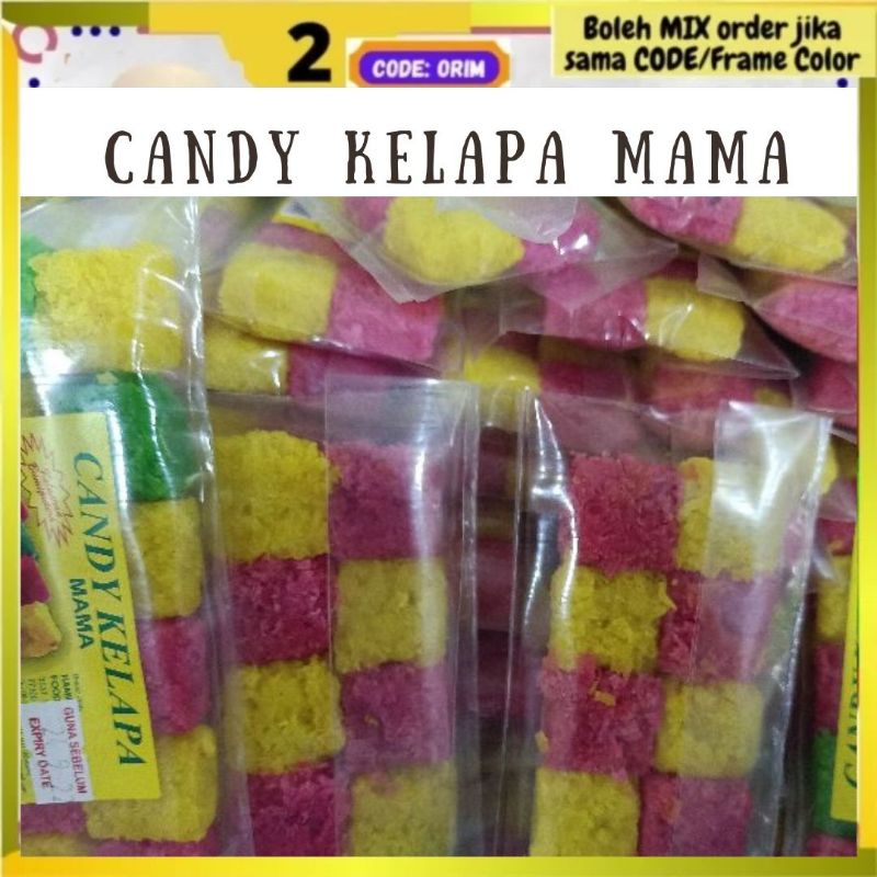 Ori Melaka 2 CANDY Kelapa Mama Coconut Candy Sweets Manisan Sedap Snek ...