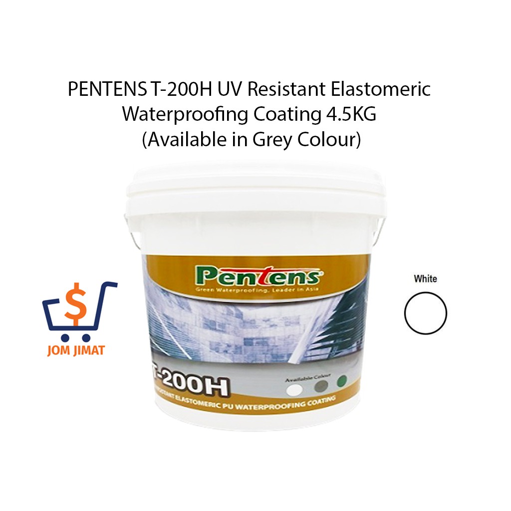 PENTENS T-200H UV Resistant Elastomeric Waterproofing Coating '4.5KG ...
