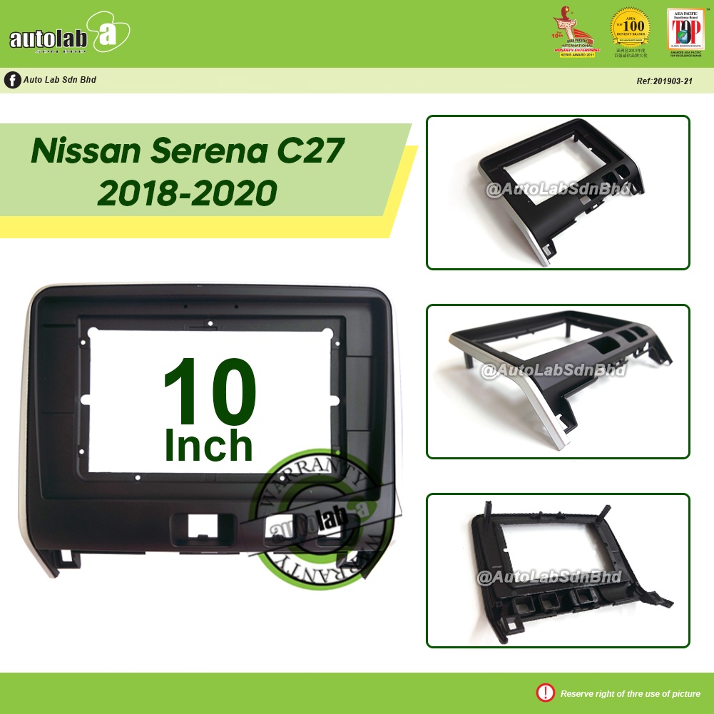 Big Screen Casing Android 10 inch Nissan Serena C27 2018-2019 (without ...
