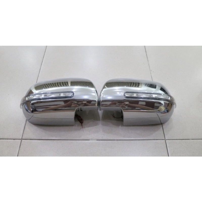 TOYOTA INNOVA 2004-2015 CHROME MIRROR COVER WITH LAMP PER SET | Shopee ...